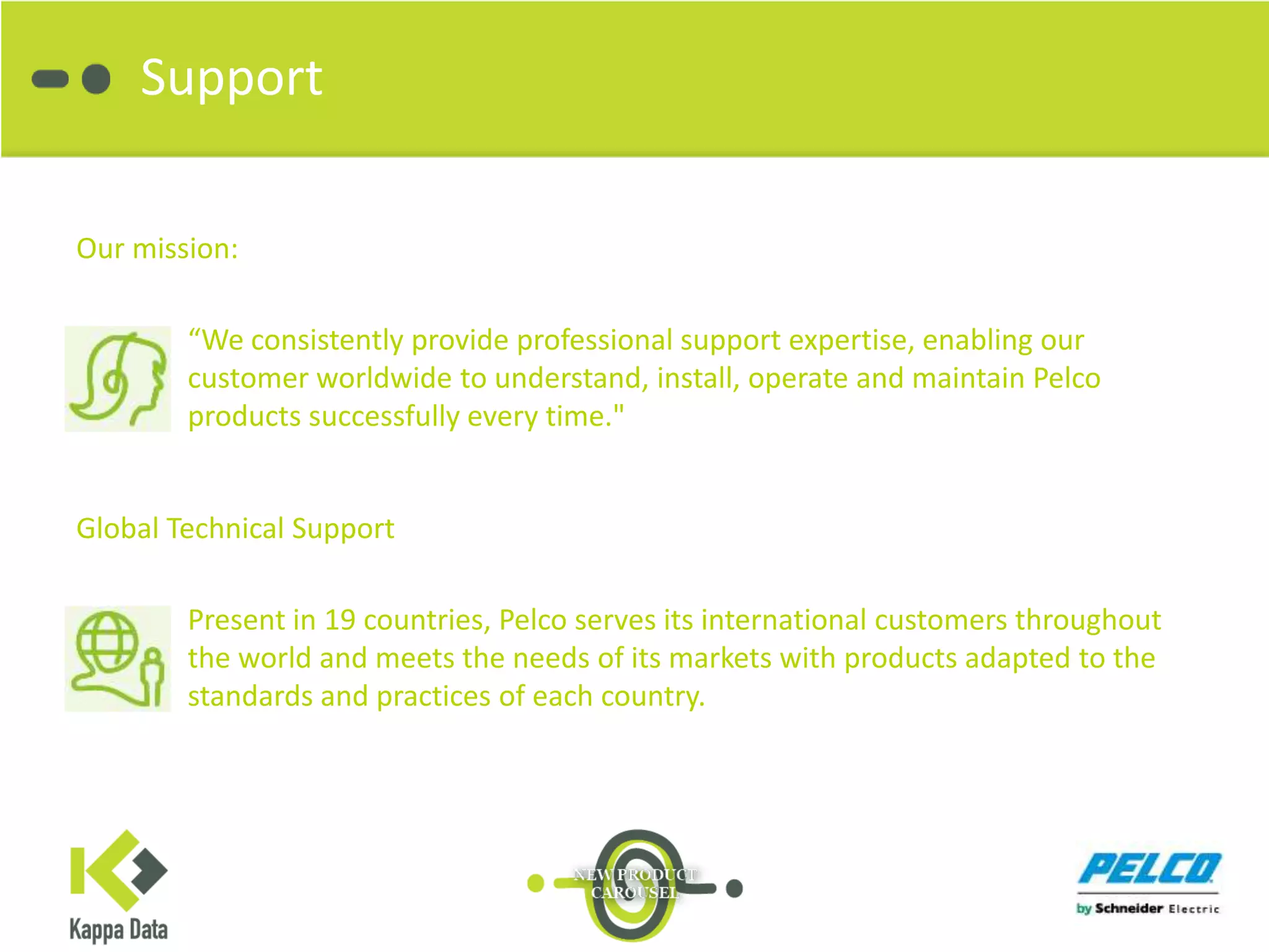 Pelco IP camera's - Kappa Data product Launch | PPTX