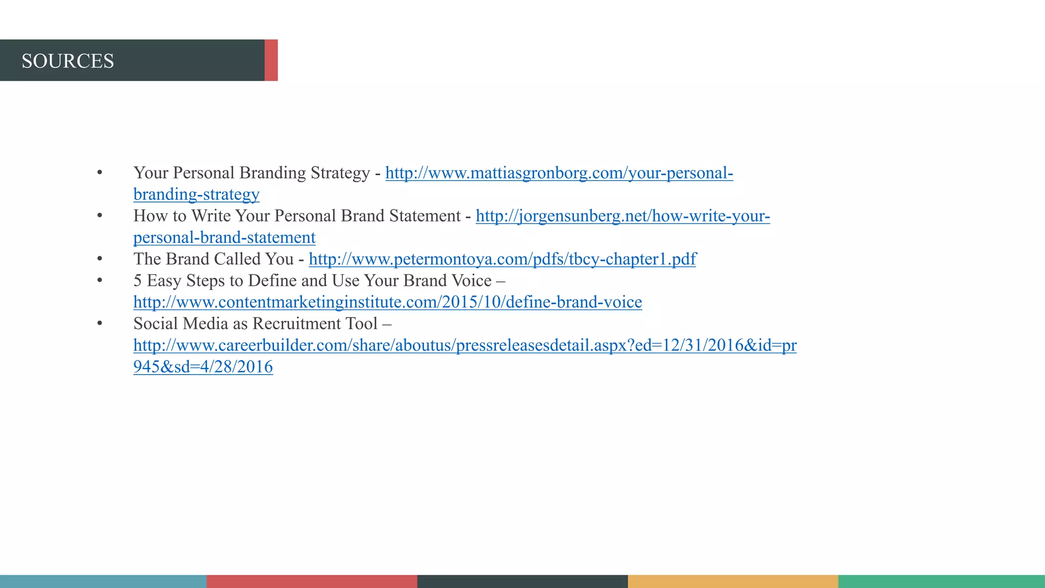 Personal Branding 101 | PDF