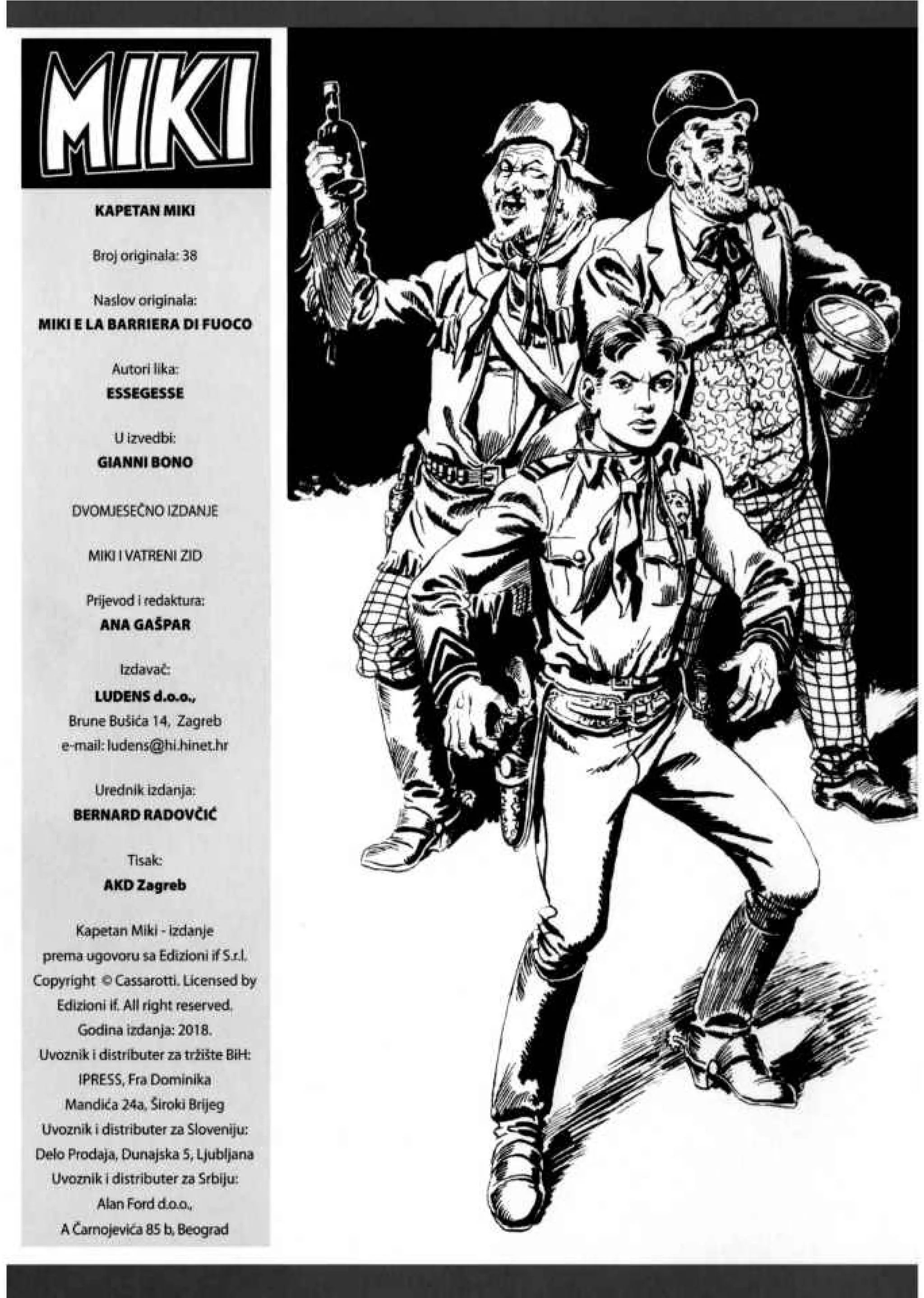 Kapetan miki ludens 038 - miki i vatreni zid | PDF