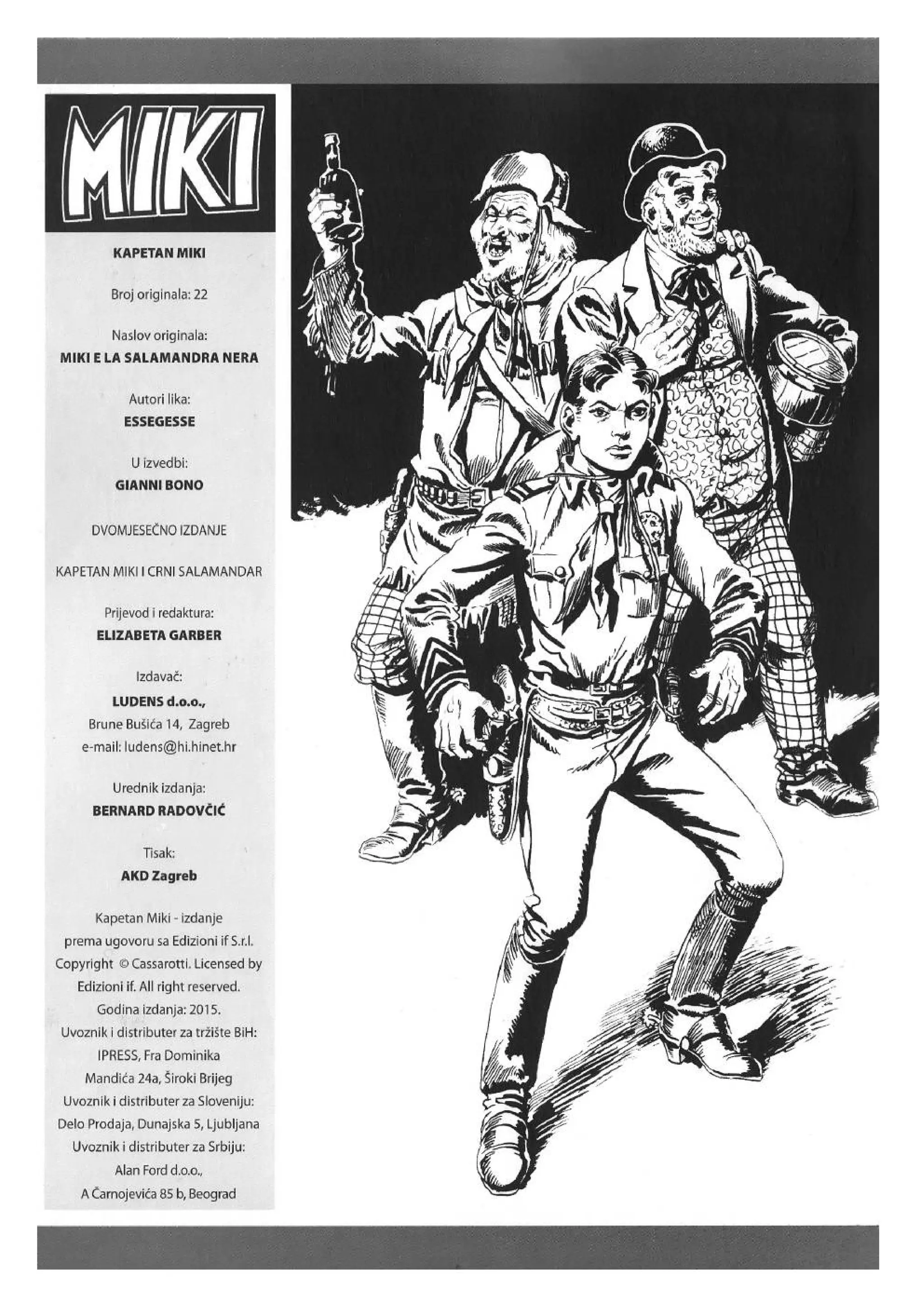 Kapetan Miki L 022 - Miki i crni salamander | PDF