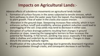 IMPACT OF SUBSIDENCE | PPT