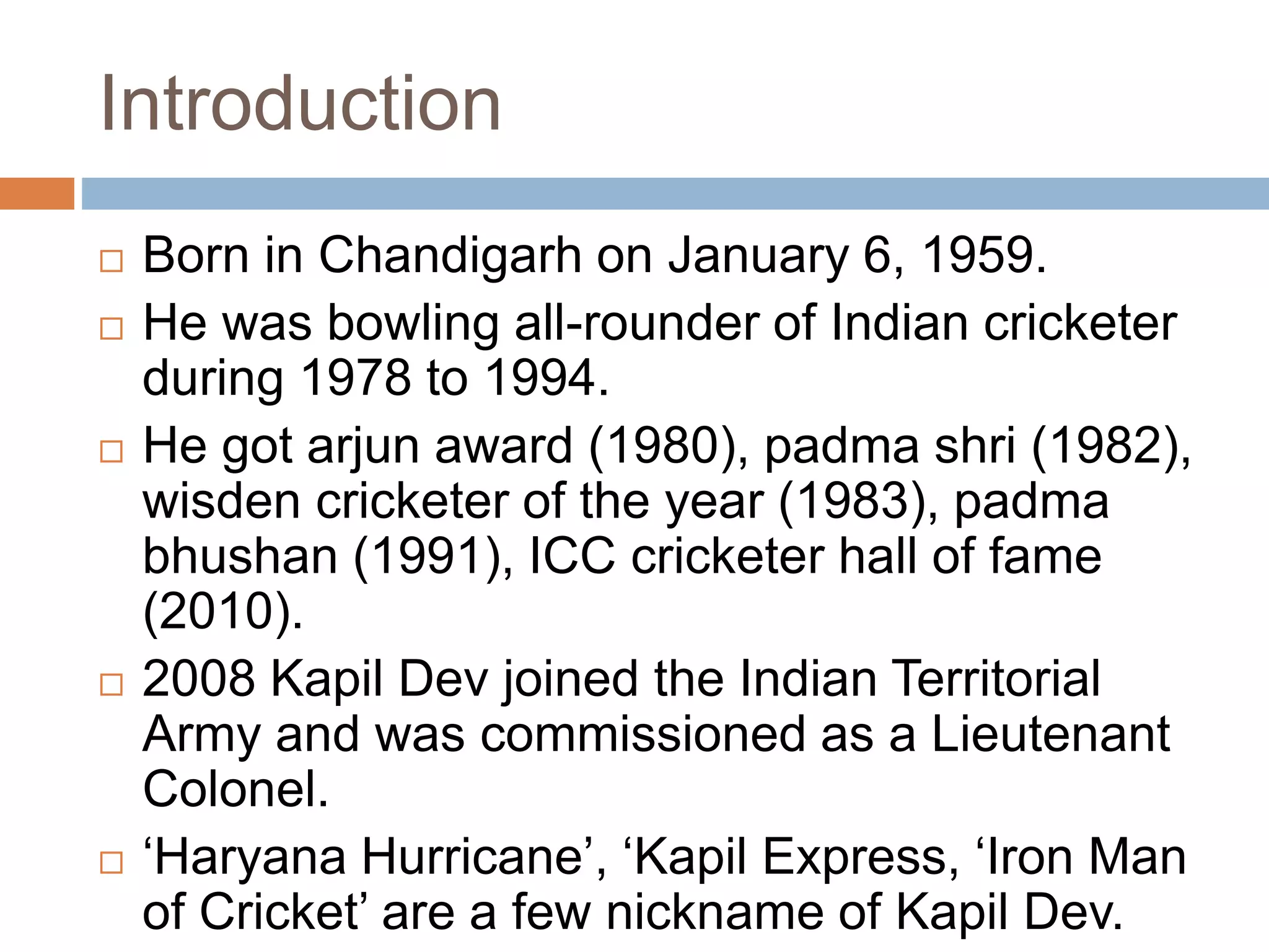 Kapil dev and big five model of Personality | PPTX