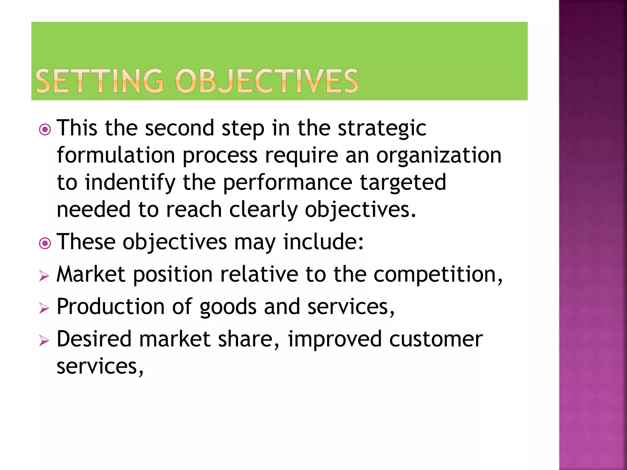 Organisation Appraisal and Strategy Formulation | PPTX