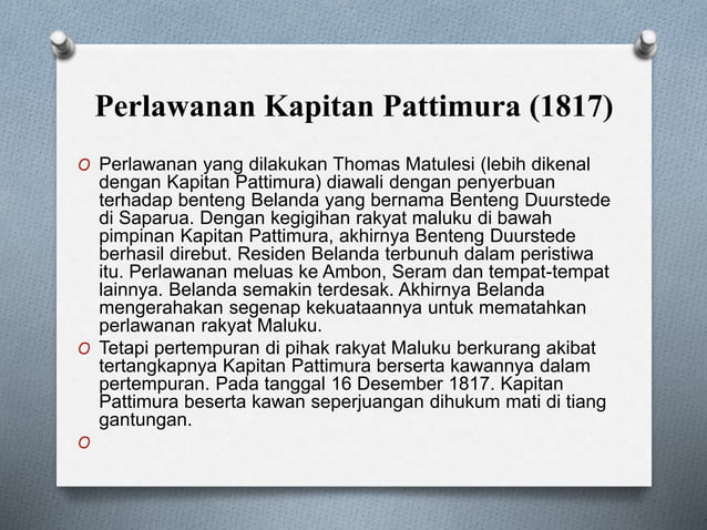 Kapitan Pattimura_SMAN 1 Kejayan | PPTX