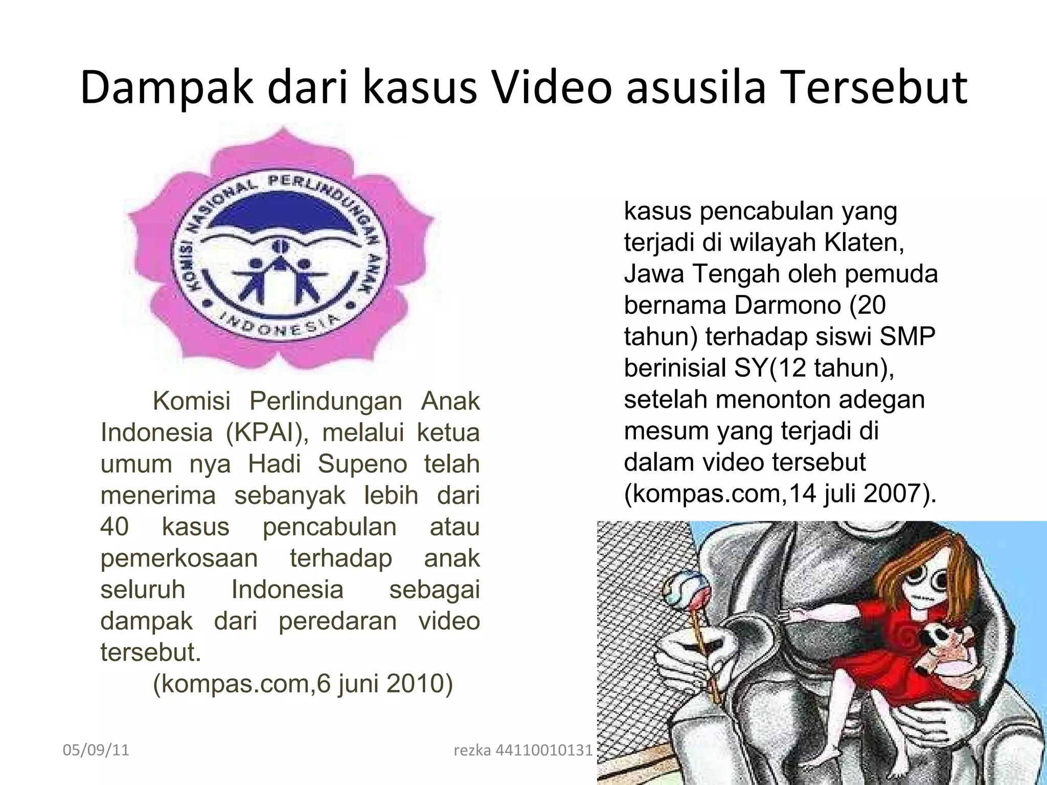 Pornografi dan Pornoaksi dalam media | PPT
