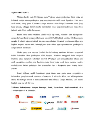 PENGGUNAAN SISTEM FINTECH PADA PAYMENT MIDTRANS | DOCX