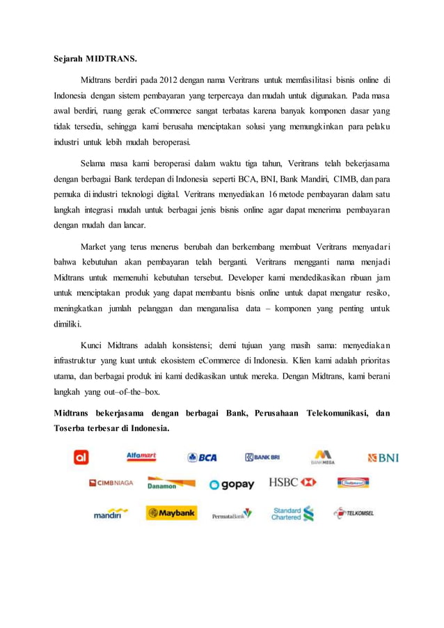 PENGGUNAAN SISTEM FINTECH PADA PAYMENT MIDTRANS | PDF