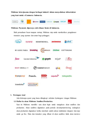 PENGGUNAAN SISTEM FINTECH PADA PAYMENT MIDTRANS | DOCX