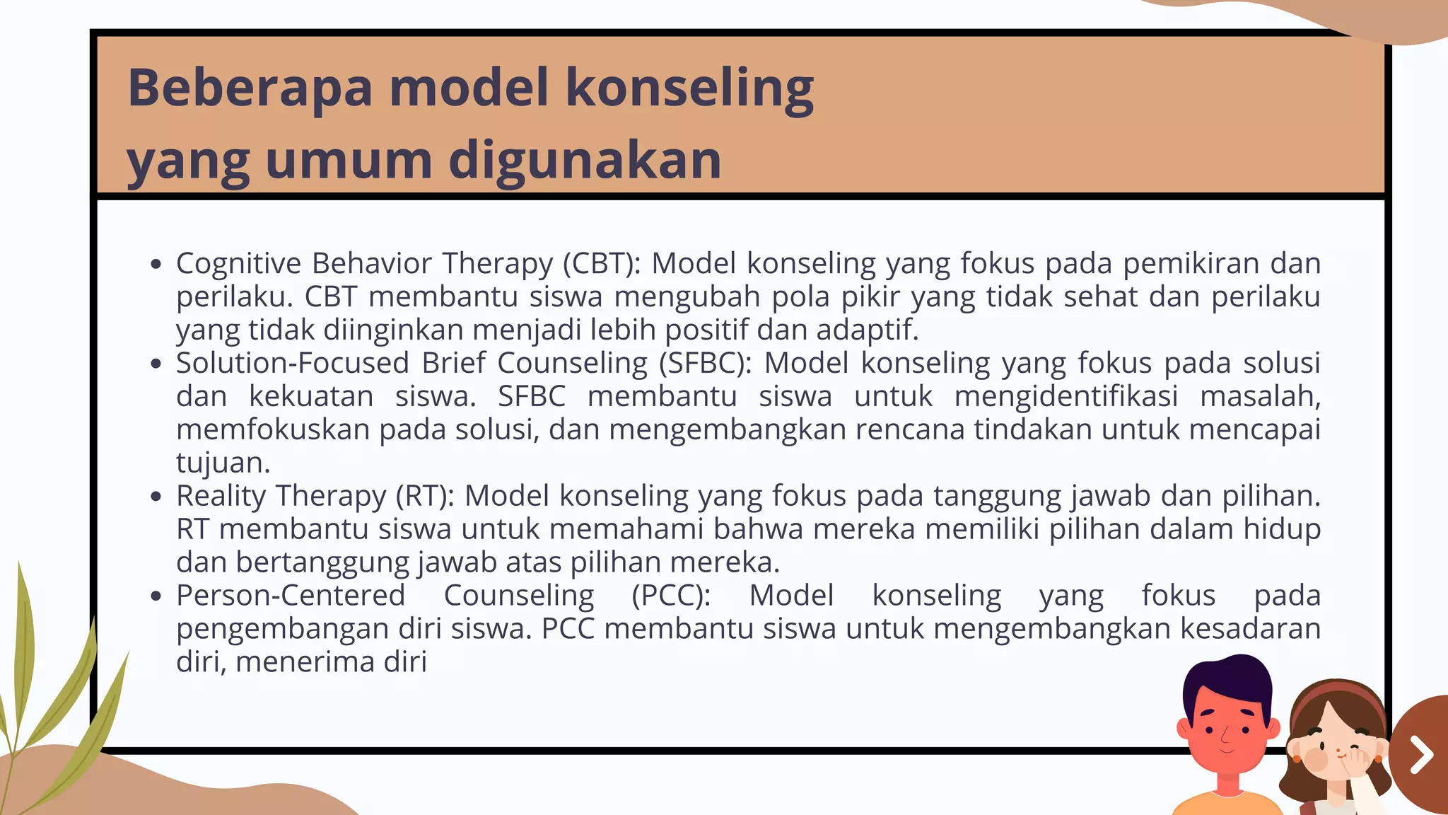 Kapita Selekta Pelayanan Konseling- Pendekatan Konseling (1).pdf