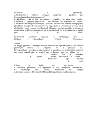 Orientimi marketing ne biznes ( marketing ) | DOC