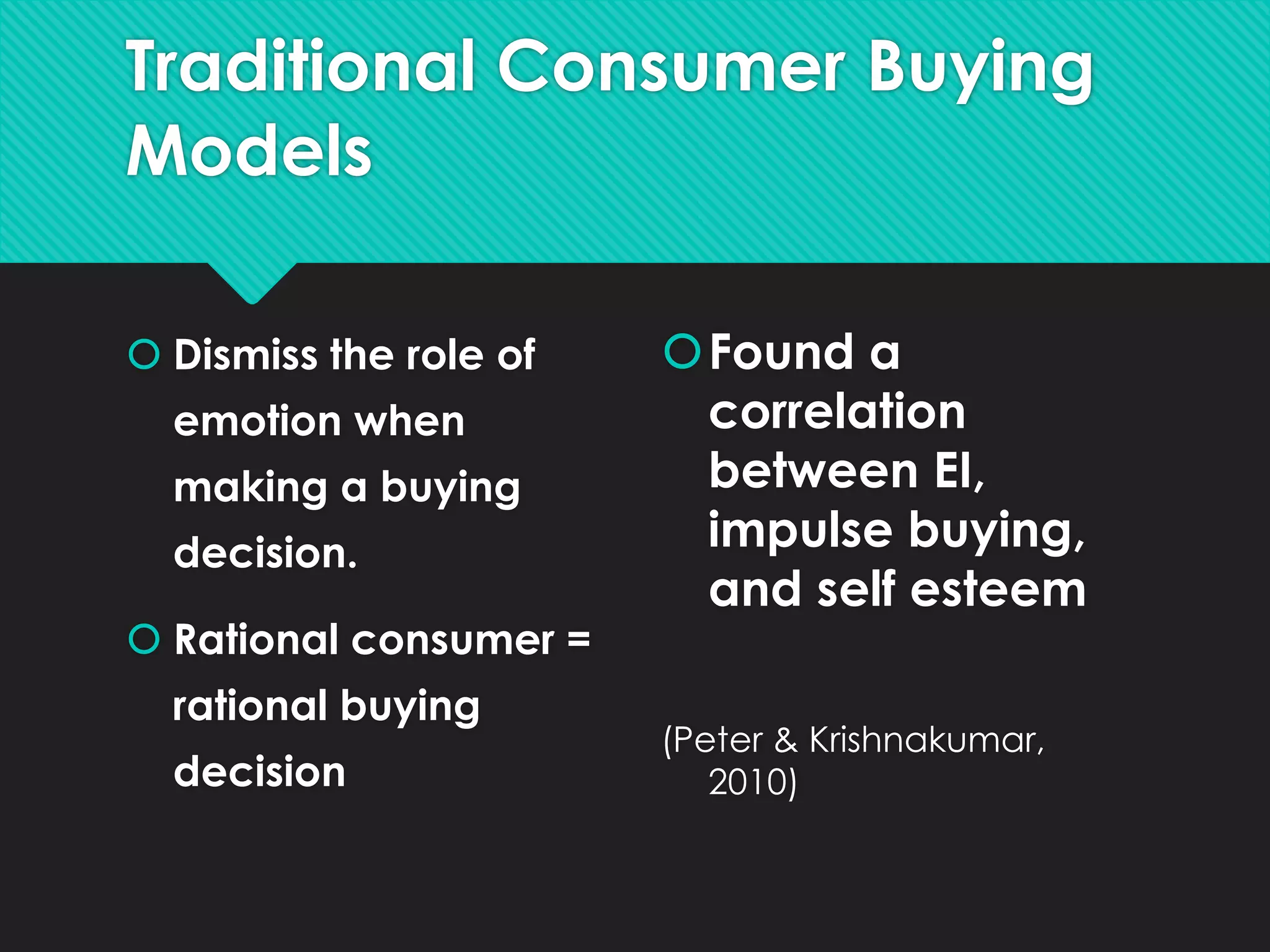 The Impact of Emotional Intelligence: Understanding Consumer Behavior | PPTX