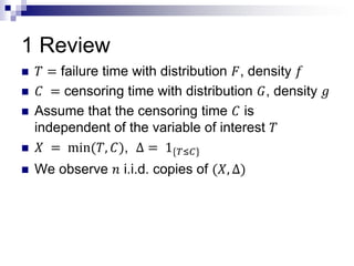 Kaplan meier survival curves and the log-rank test | PDF