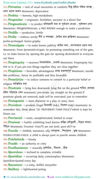 Kaplan gre 400 words with bangla meaning | PDF