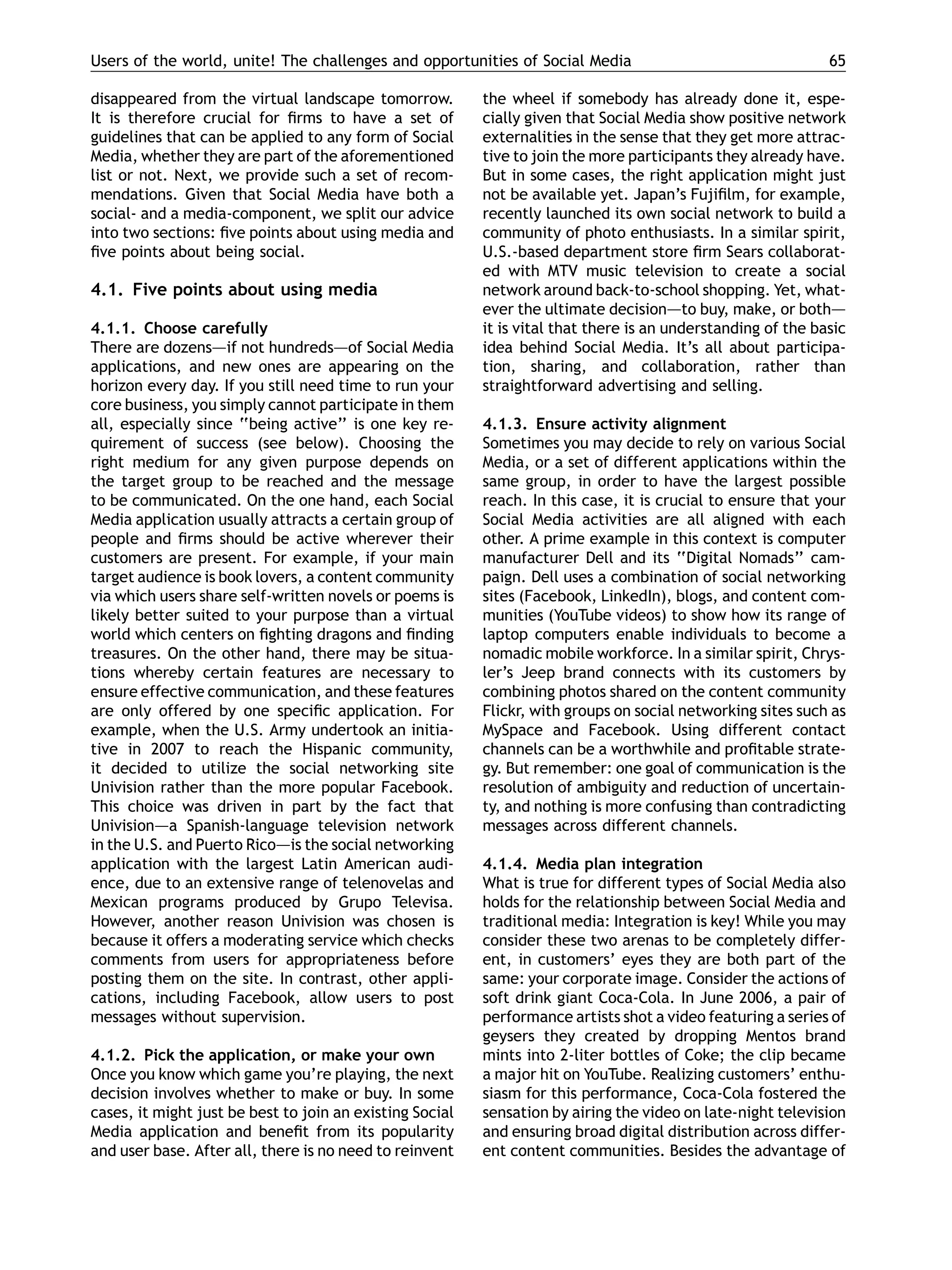 Kaplan & Haenlein - Users of the world, unite - the challenges and ...