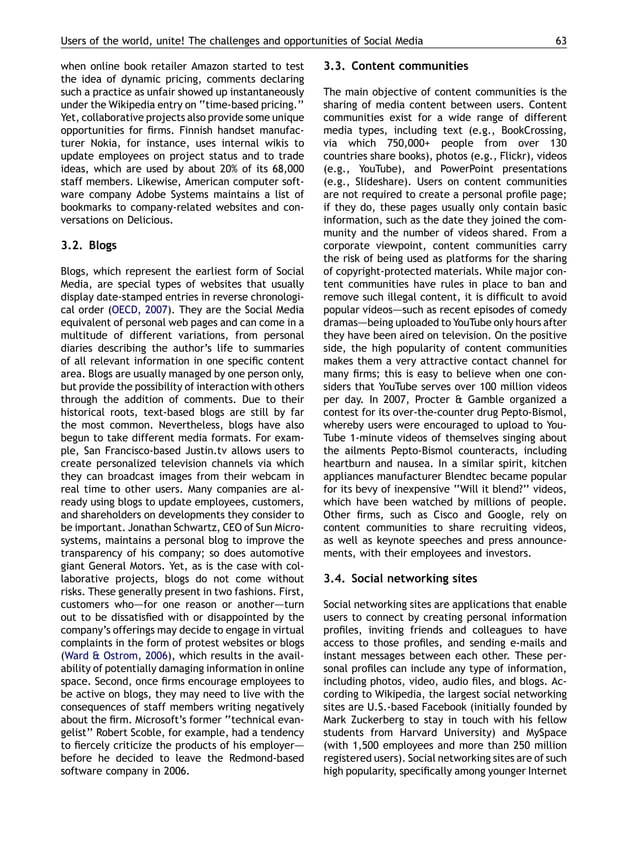 Kaplan & Haenlein - Users of the world, unite - the challenges and ...