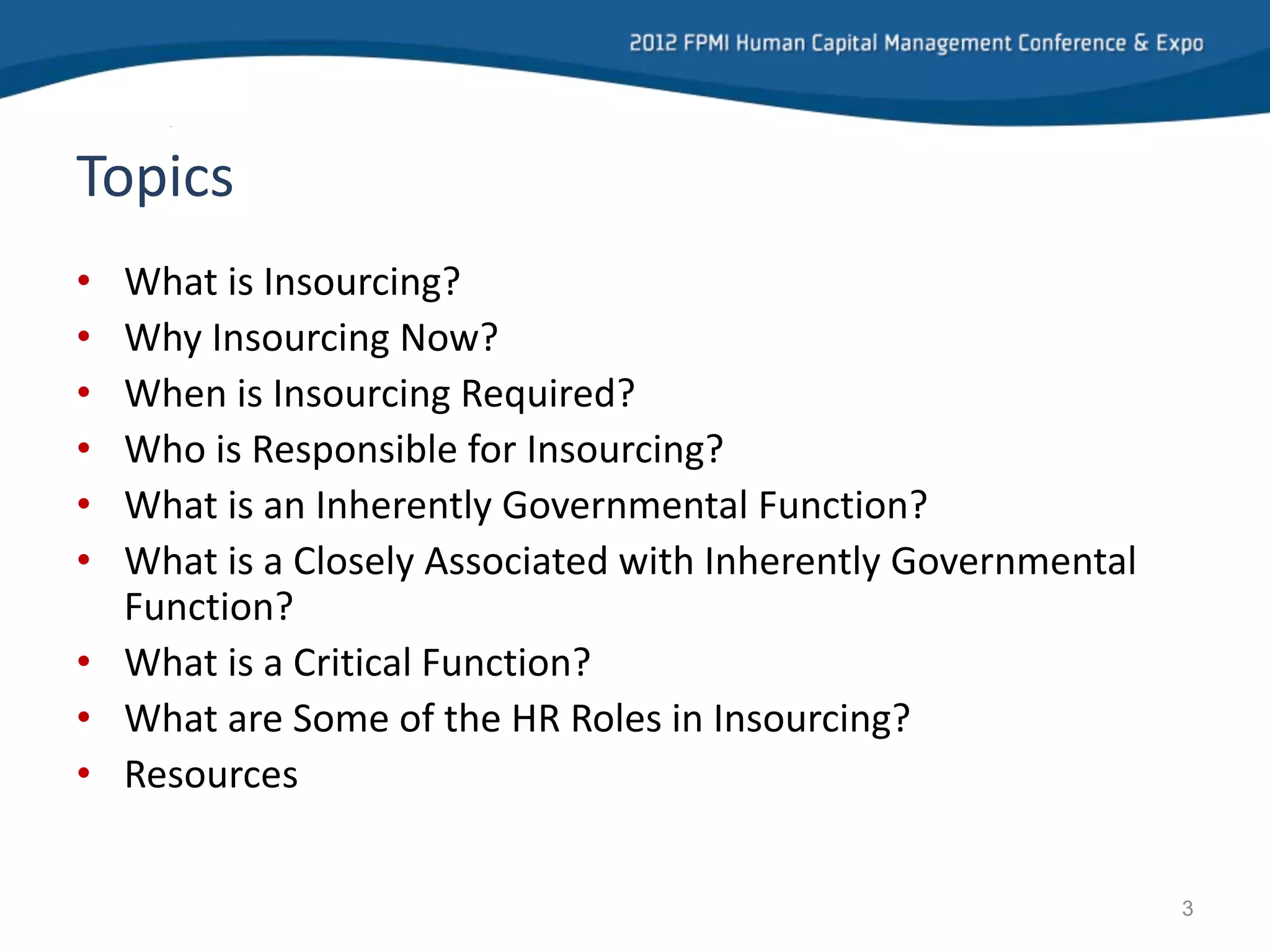 Insourcing Basics | PPTX