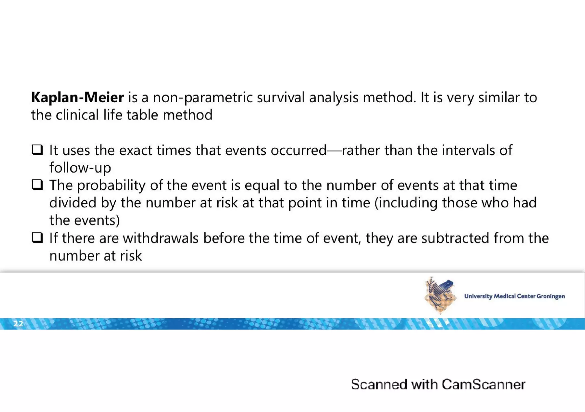 Kaplan Meier Survival Curve Analysis | PDF