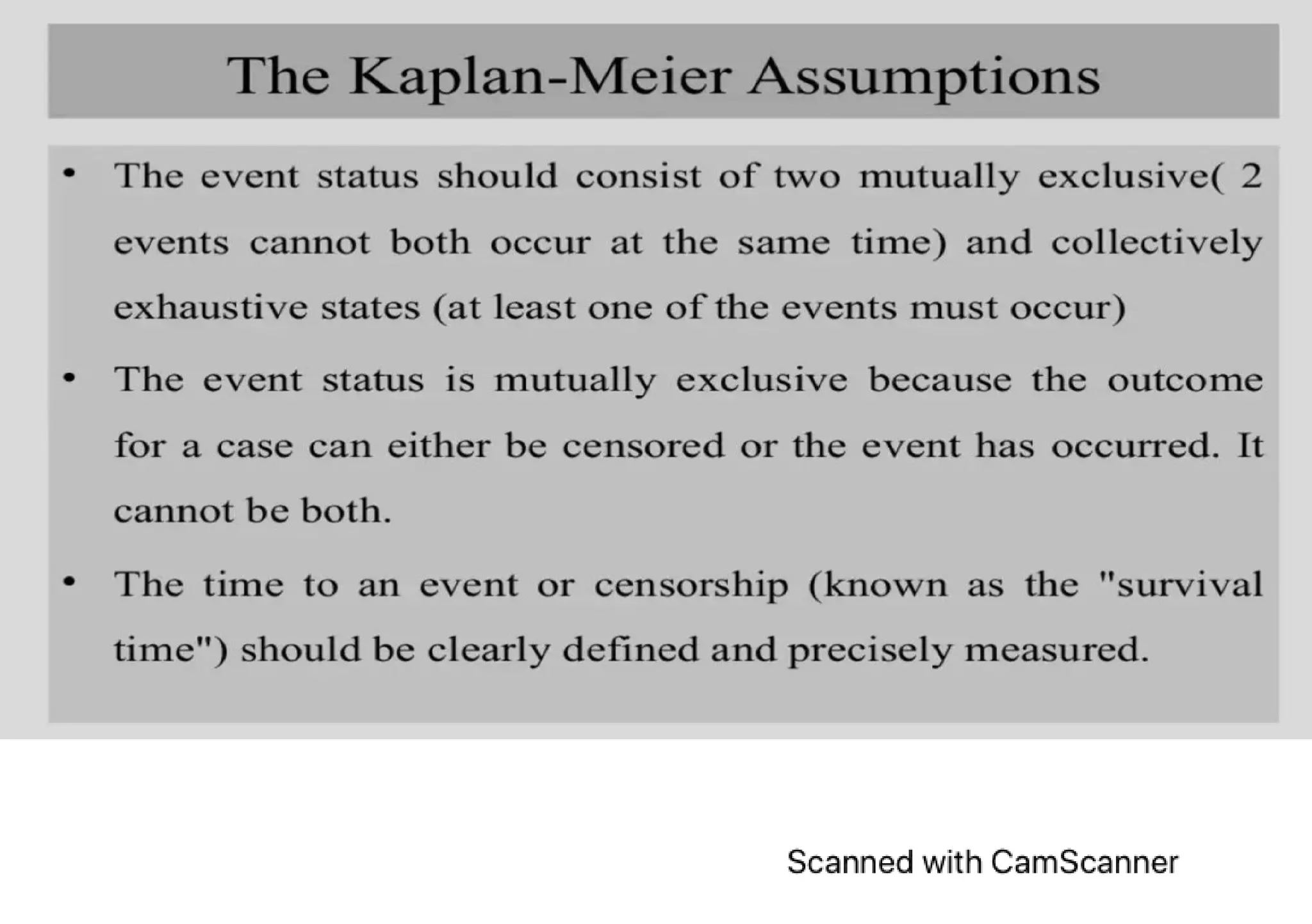Kaplan Meier Survival Curve Analysis | PDF