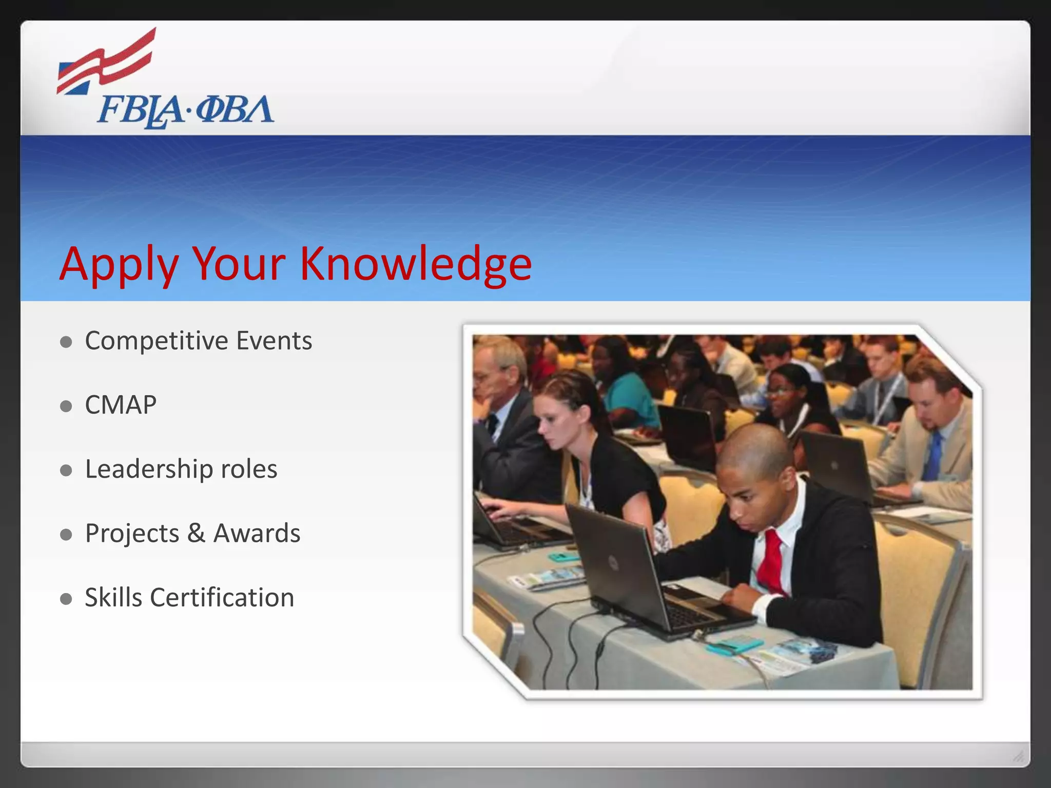 Kaplan and Virtual PBL: An Introduction to Membership in Phi Beta Lambda | PPTX | College ...