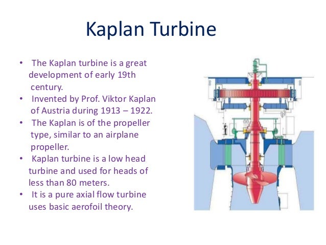 Kaplan turbine
