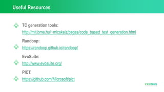ГАННА КАПЛУН «Automatic test data generation» QADay 2019 | PPT