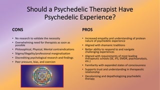 KAP module 4 Trauma and Training of psychedelic-assisted therapists | PDF