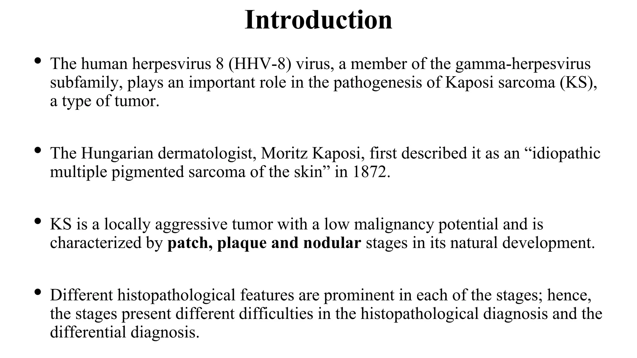 Kaposi Sarcoma Pathology Slides Sarcomapptx