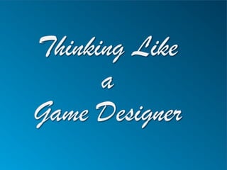 Games, Gamification and Game-Thinking: Making a Impact with Learners | PPT