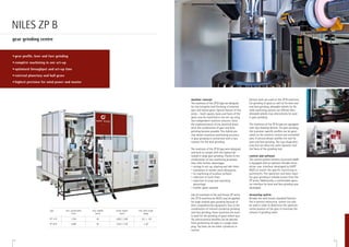 Kapp Niles CNC Gear Grinders - Product Line Brochure | PDF