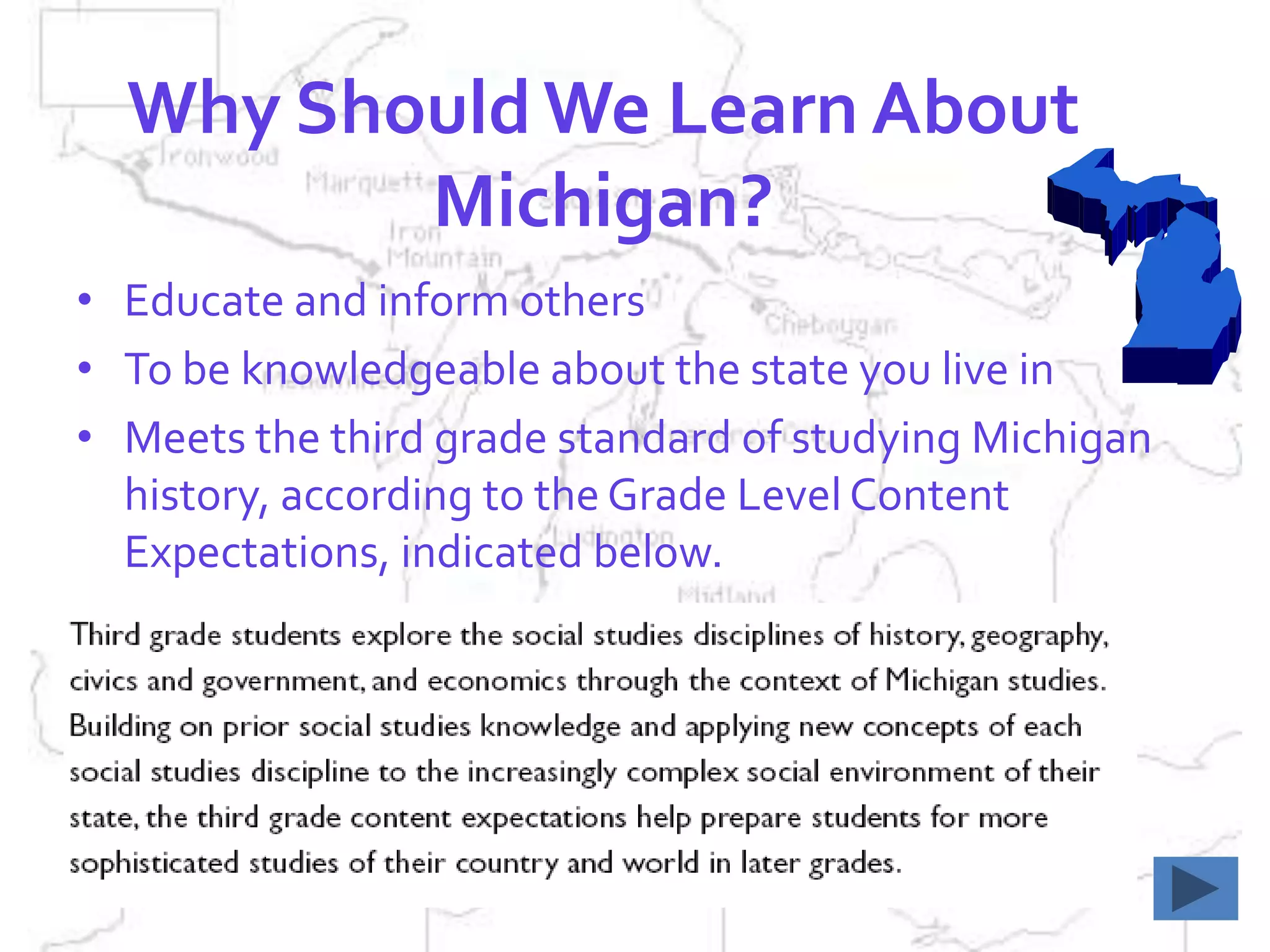 Michigan History | PPT