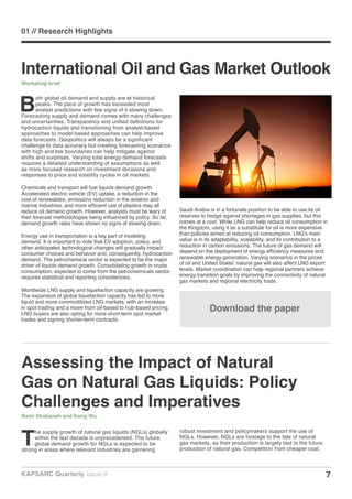 Saudi Aramco KapSarc Quarterly Research Report- December 2018 | PDF