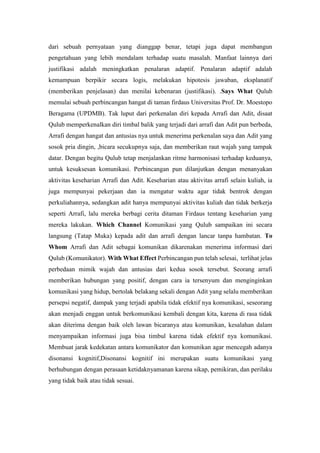 Komunikasi Antar Pribadi | PDF