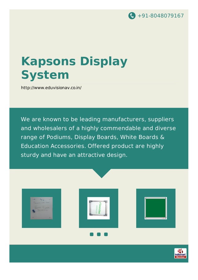 Kapsons display-system | PDF