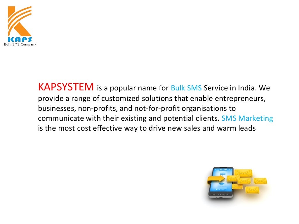Kapsystem Bulk SMS Services Provider Bangalore - Message Scheduling