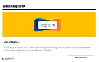 Kapture for hotels-CRM Software | Customer Relationship Management ...