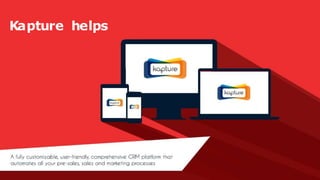 Kapture Real Estate CRM | PPT