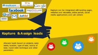 Kapture Real Estate CRM | PPT