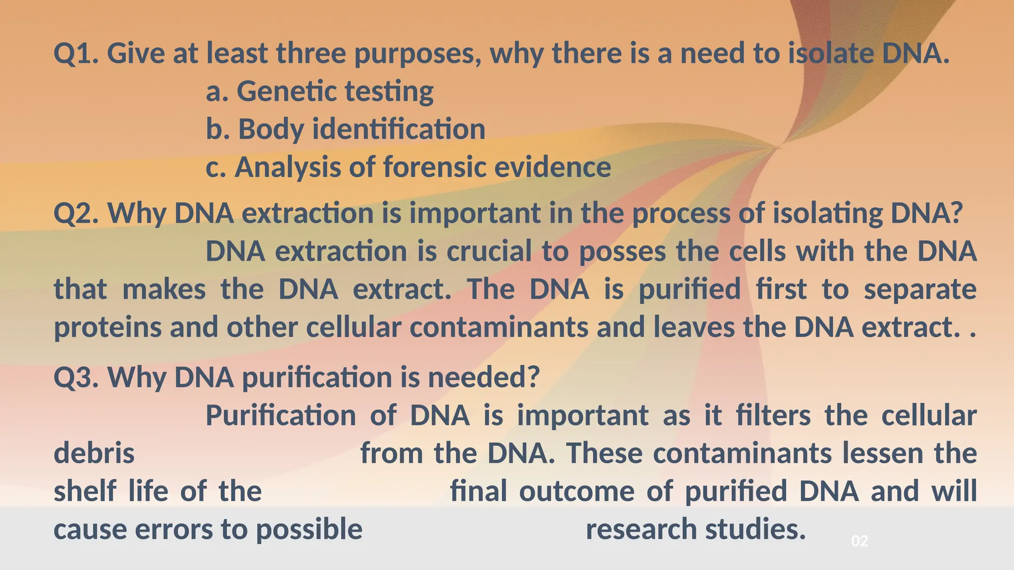Kapunan - Activity 06.pptx Cell and Molecular | DNA Extraction | PPT