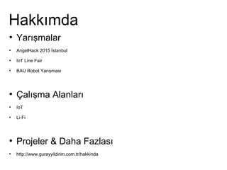 3. Programlama Günleri IoT Sunumu | ODP