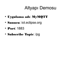 3. Programlama Günleri IoT Sunumu | ODP