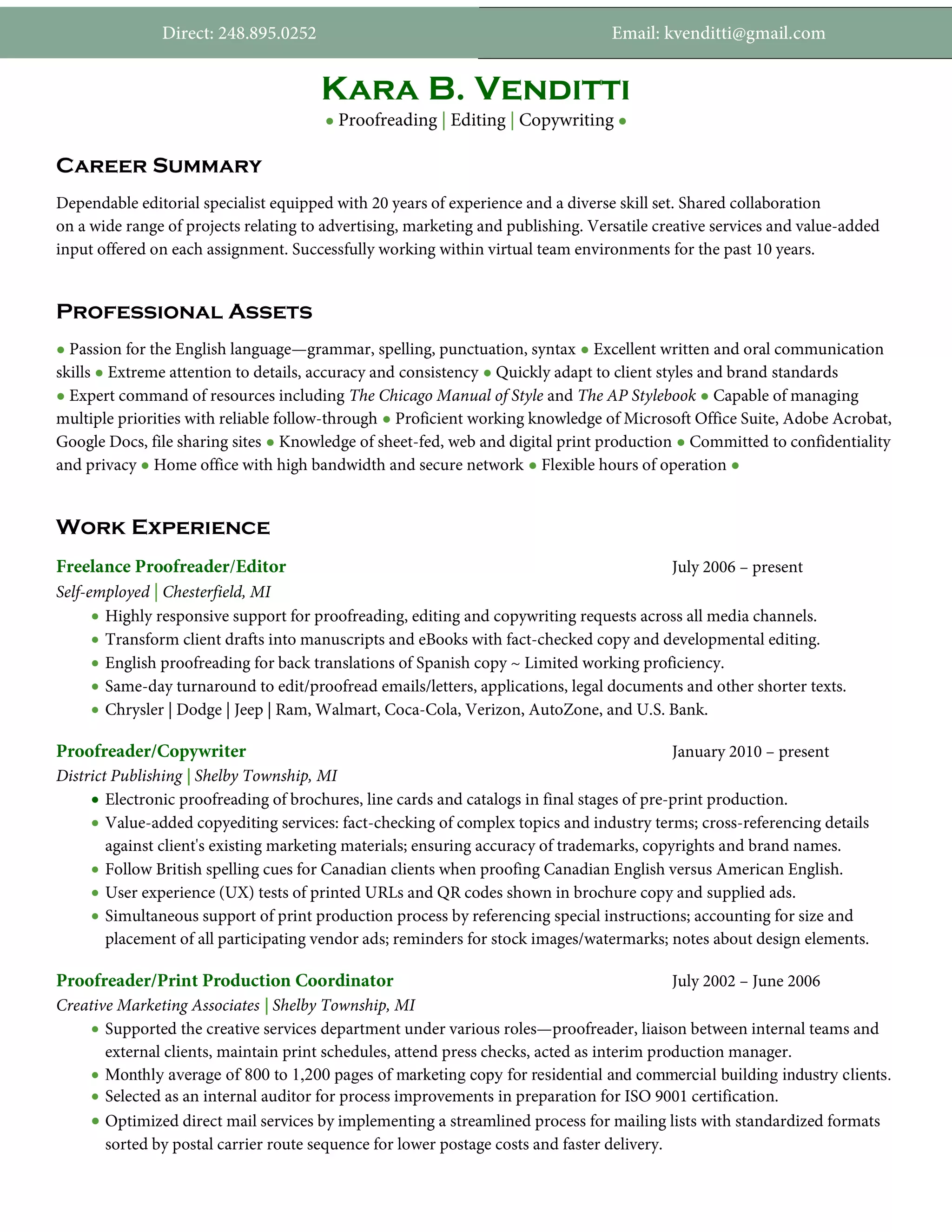 KBV resume_editor-proofreader-copywriter | PDF