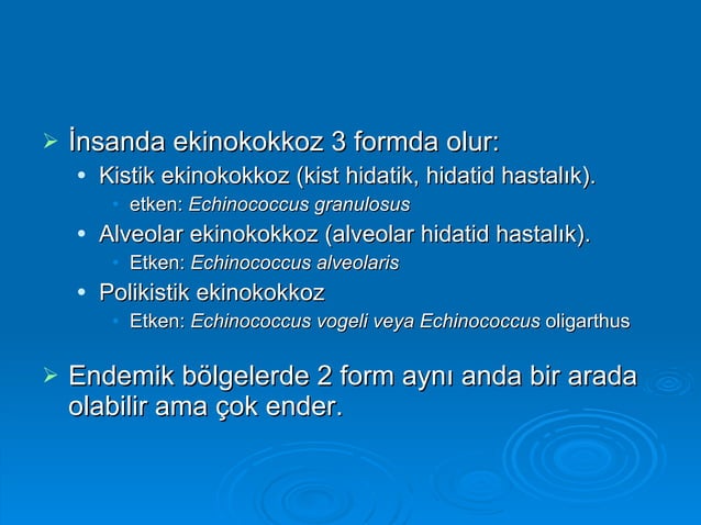 Karaciğer kist hidatid, karaciğer abseleri, amib absesi | PPT