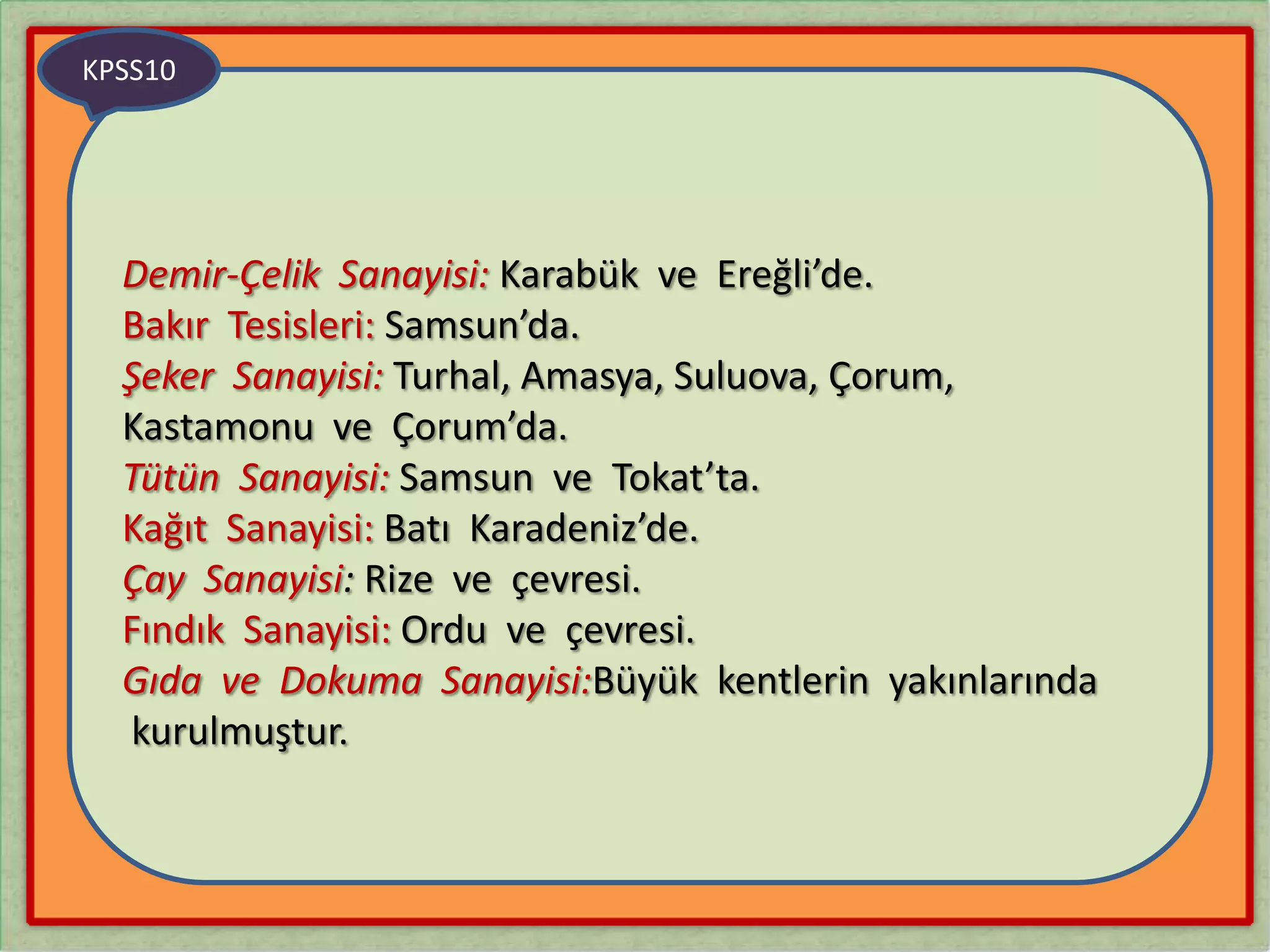 Karadeniz bölgesi ve özellikleri | PPTX