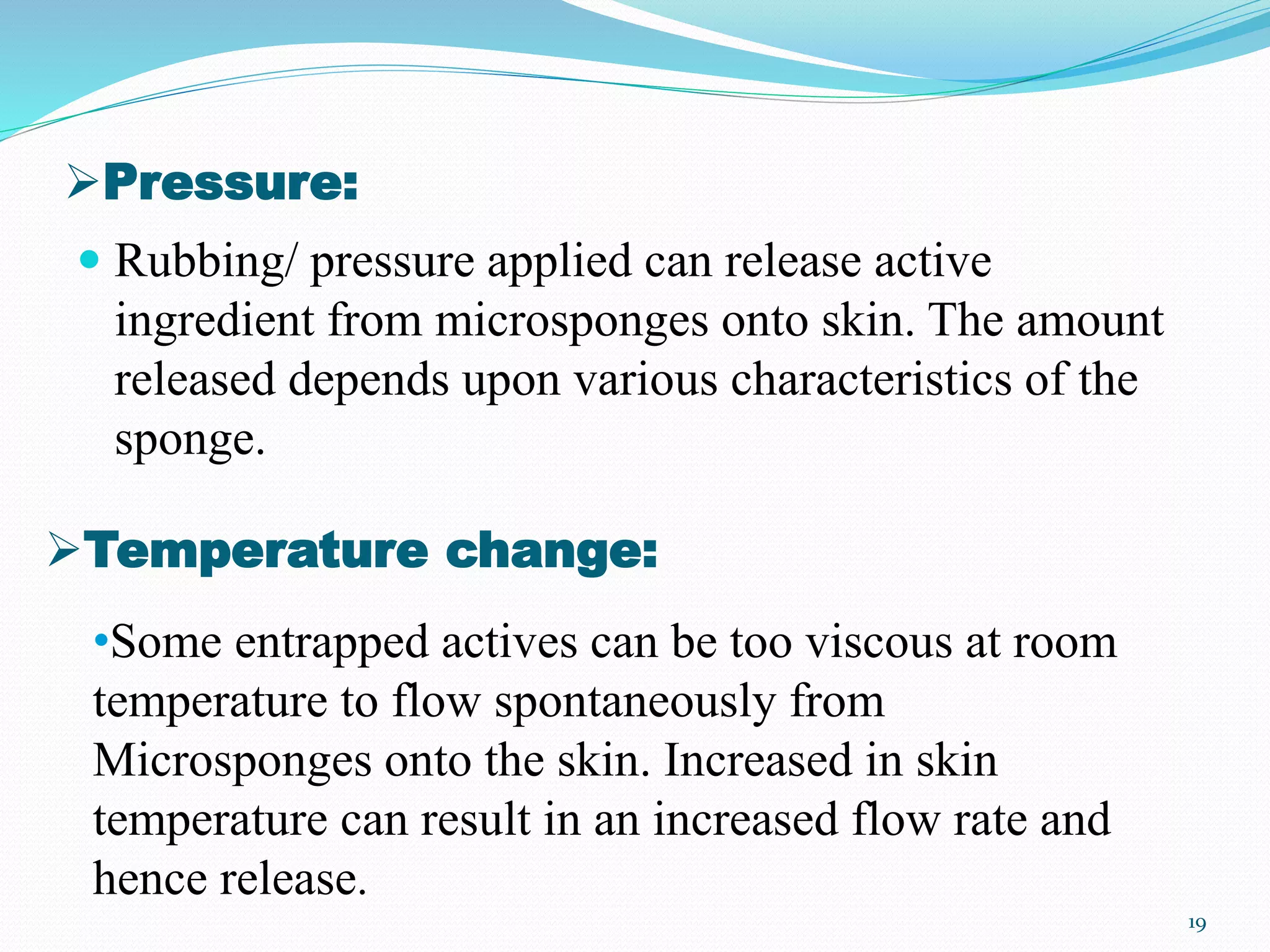 Microsponge Drug Delivery System | PPTX