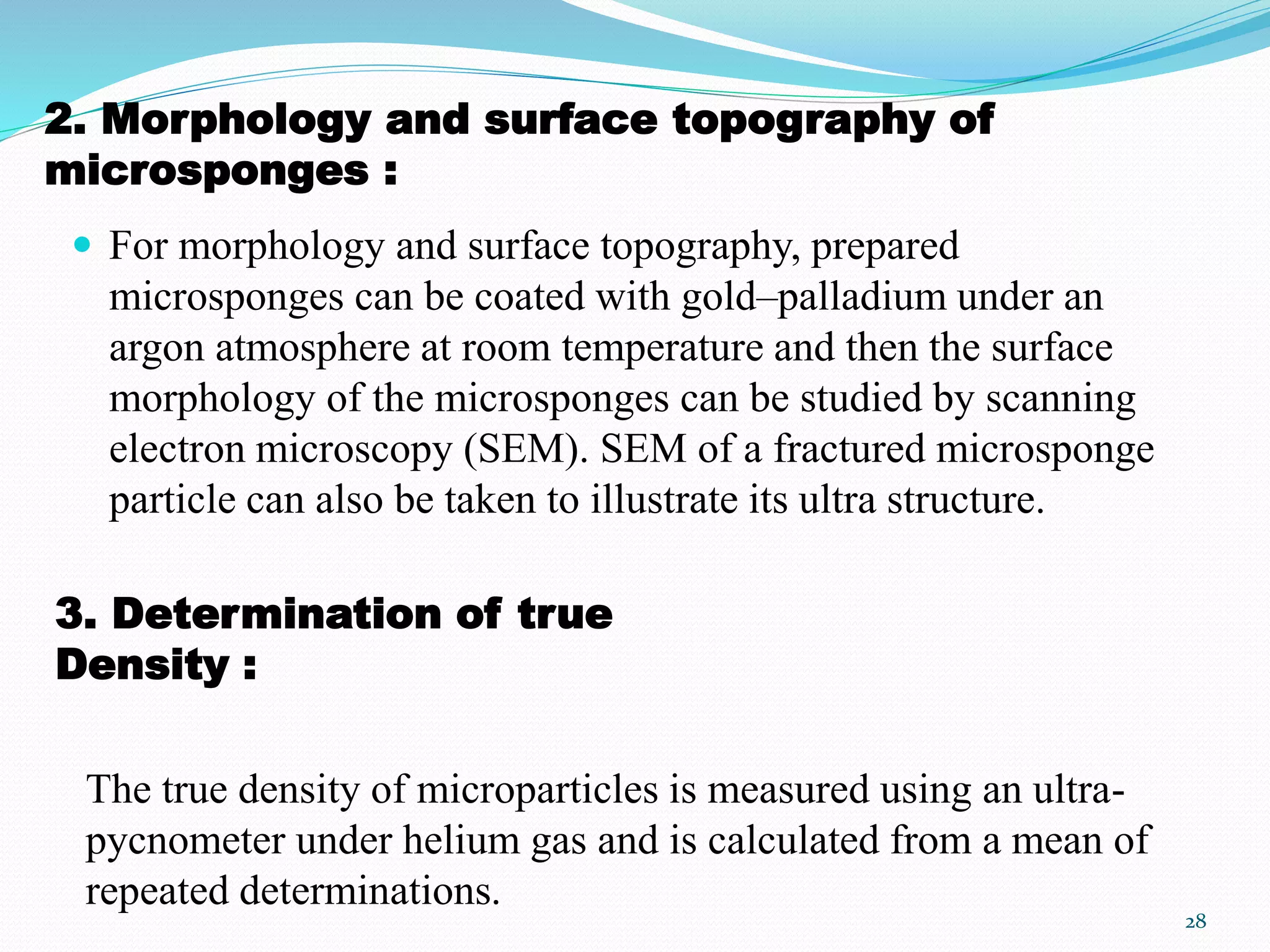 Microsponge Drug Delivery System | PPTX