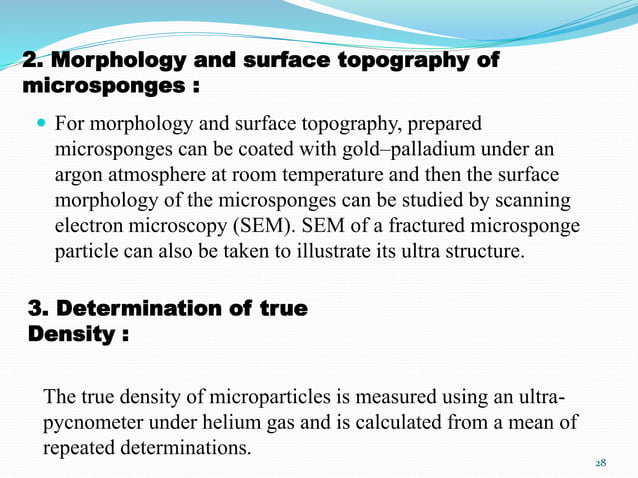Microsponge Drug Delivery System | PPTX