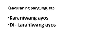 Pangungusap v2 | PPTX