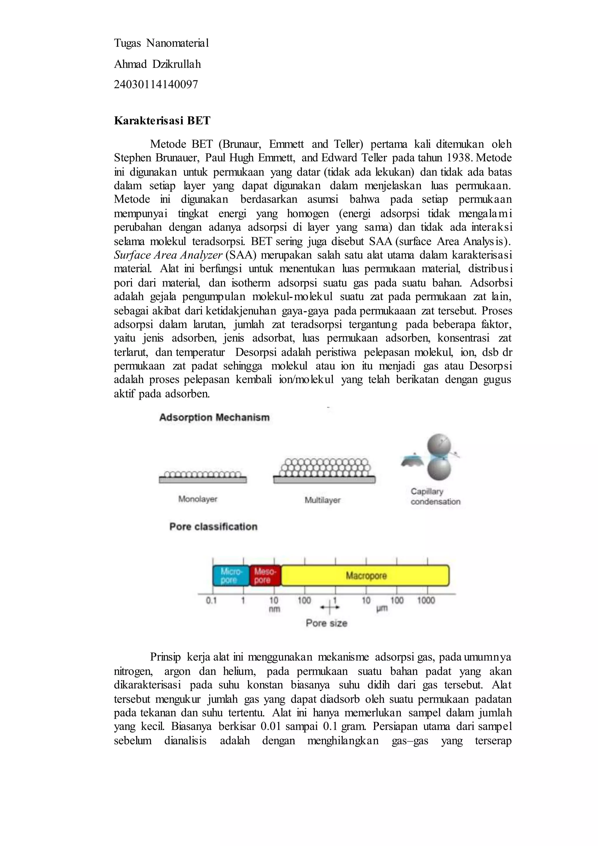 Karakterisasi bet | DOCX