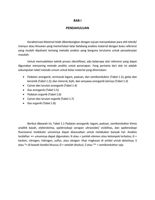 Pengantar Karakterisasi Material_AA | PDF