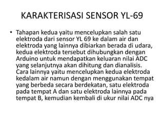 Karakterisasi Sensor Kelembaban Tanah (YL-69) Untuk.pptx